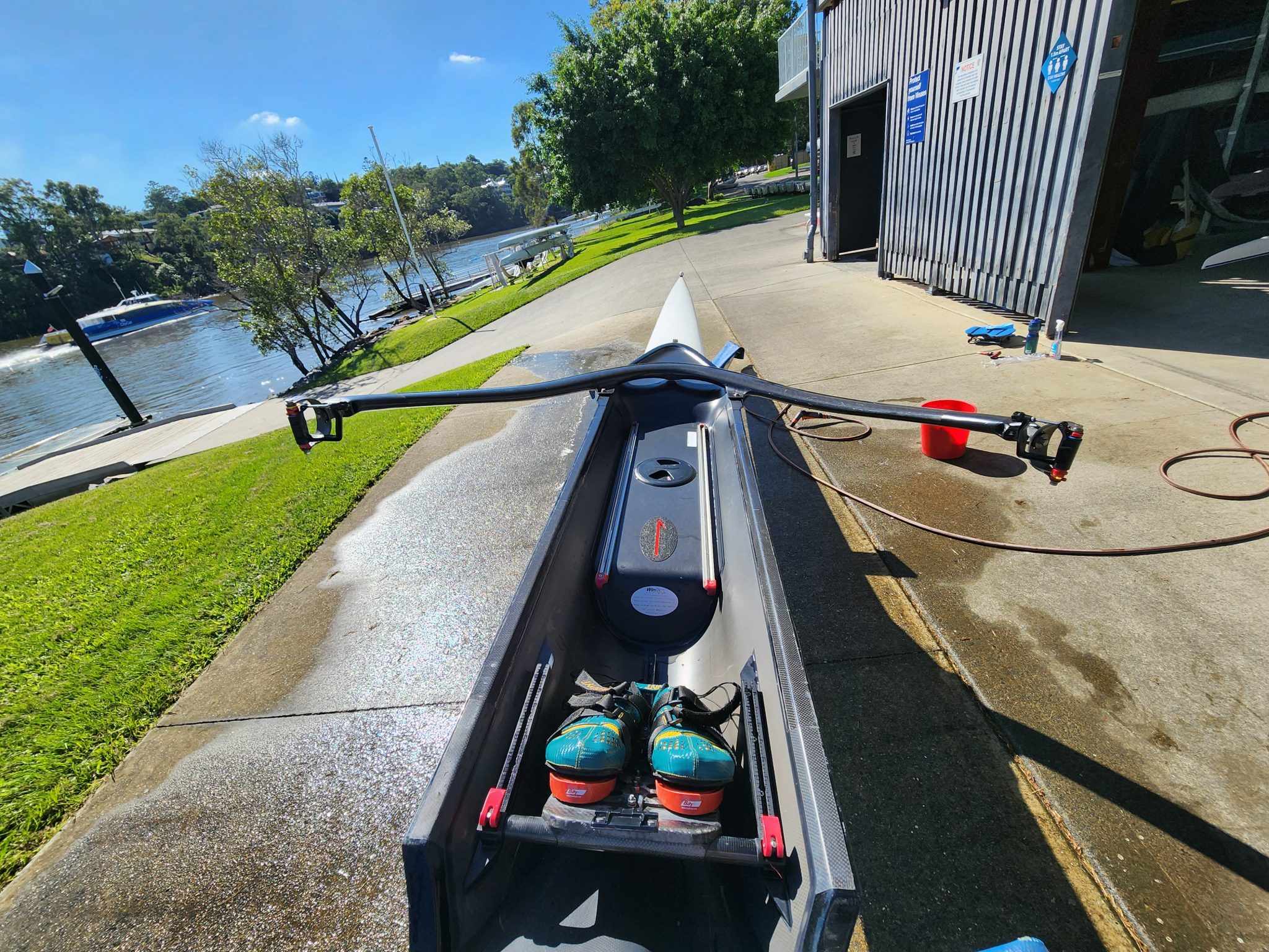 2015 Wintech Medallist with Cobra Carbon Bow Wing Men’s Racing scull ...