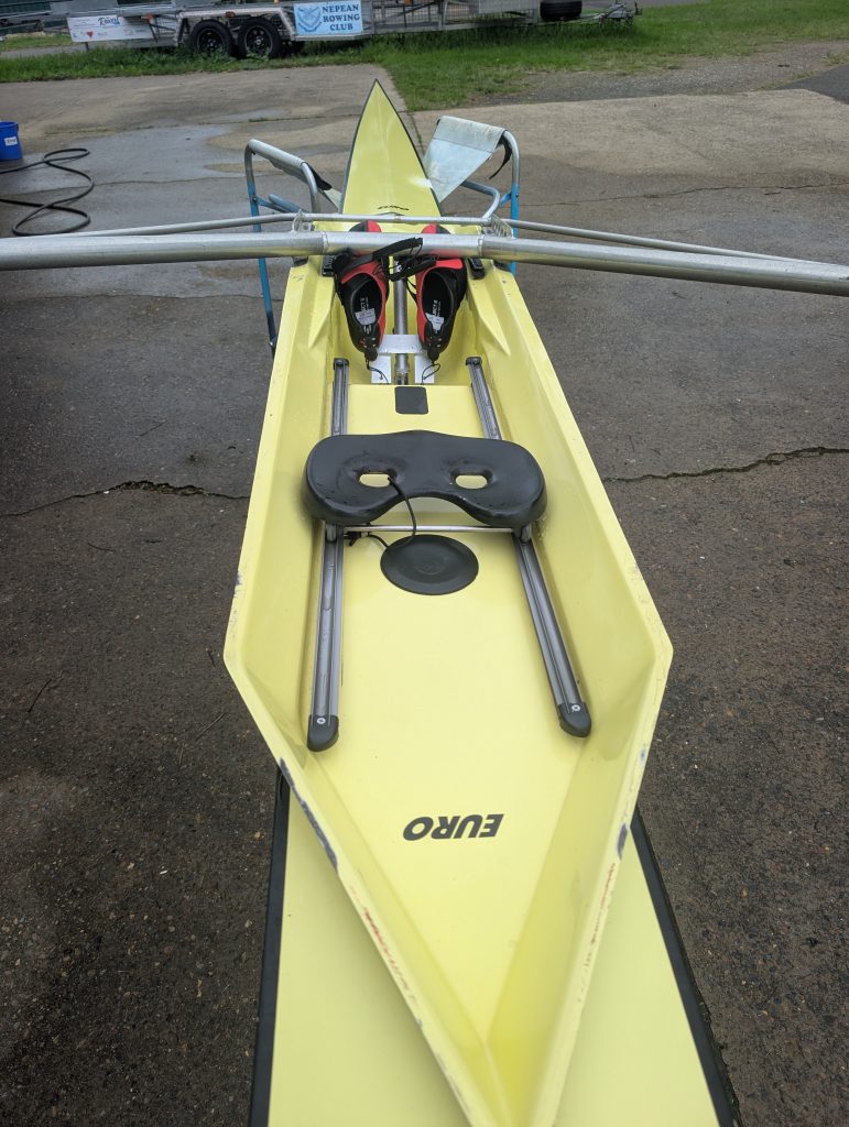 Nepean Rowing Club – training single scull turnover – Rowtrade
