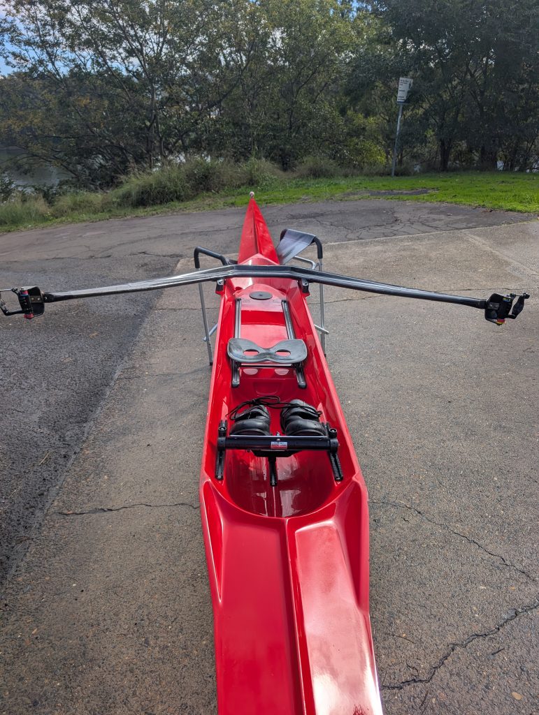 Nepean Rowing Club – training single scull turnover – Rowtrade